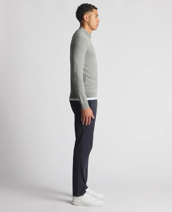 Remus Half Zip Sweater - Grey - Galvin for Men