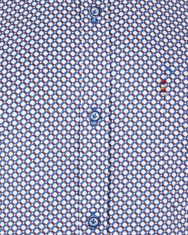 Andre Virginia Shirt - Rust - Galvin for Men